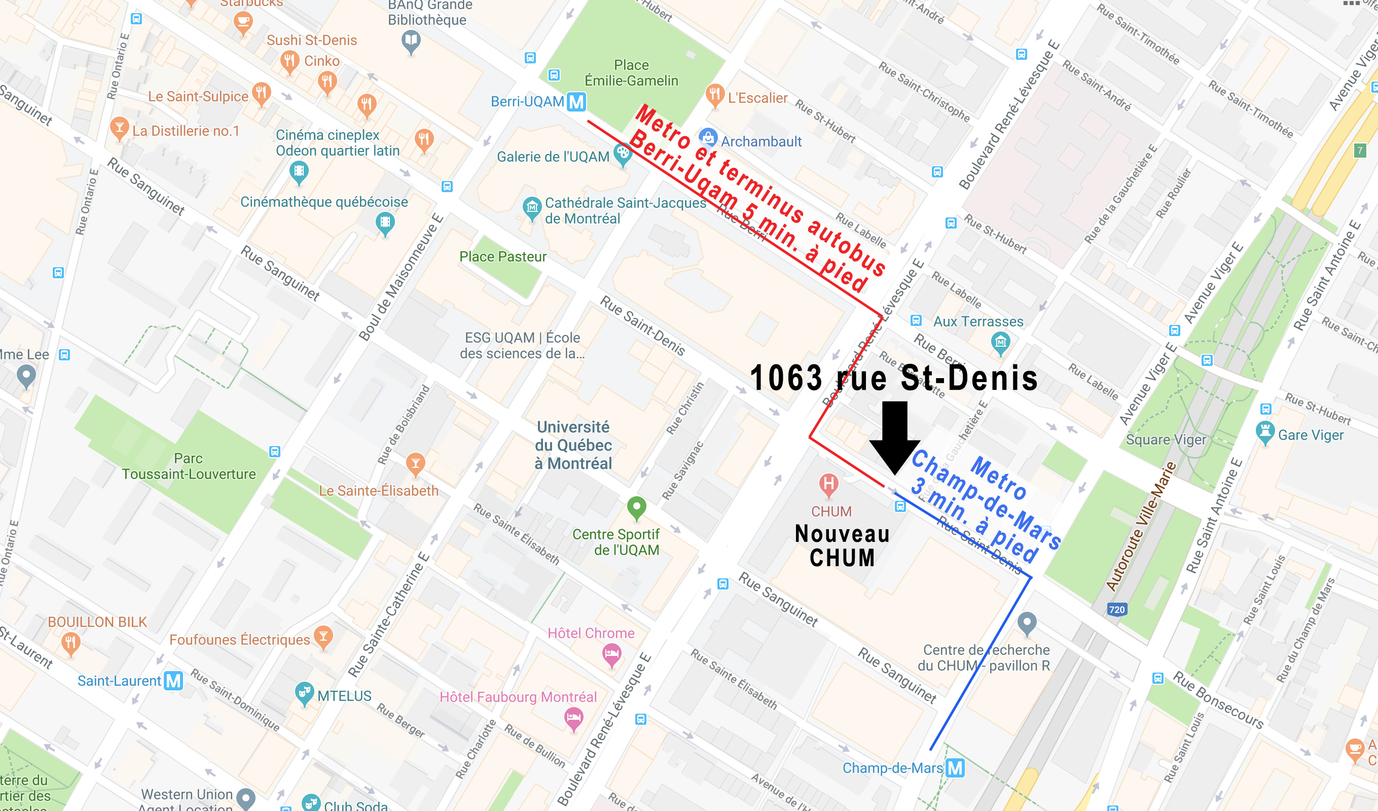 1063 rue St-Denis - Commercial space for rent in downtown Montreal - Quorum